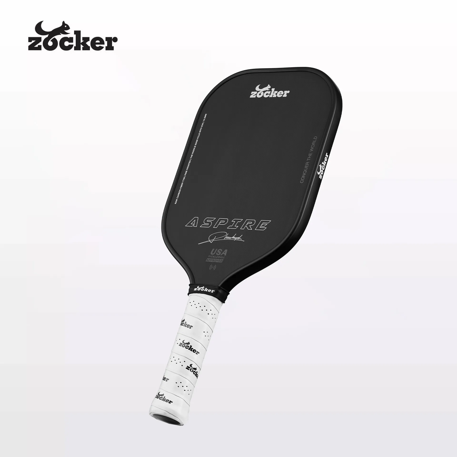 Vợt Pickleball Zocker Aspire x Phúc Huỳnh Black Edition