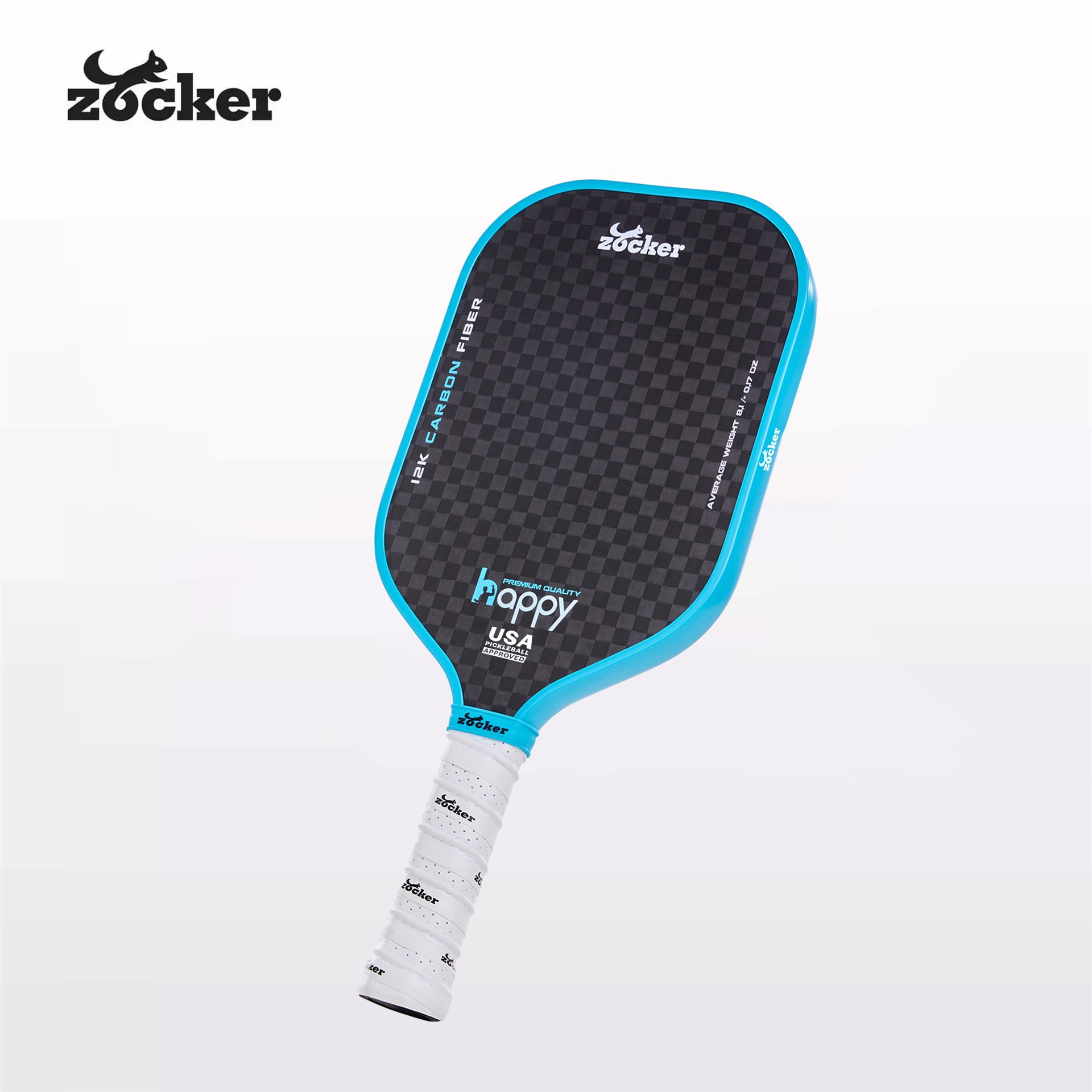Vợt Pickleball Zocker Happy HP3 Premium Quality Blue