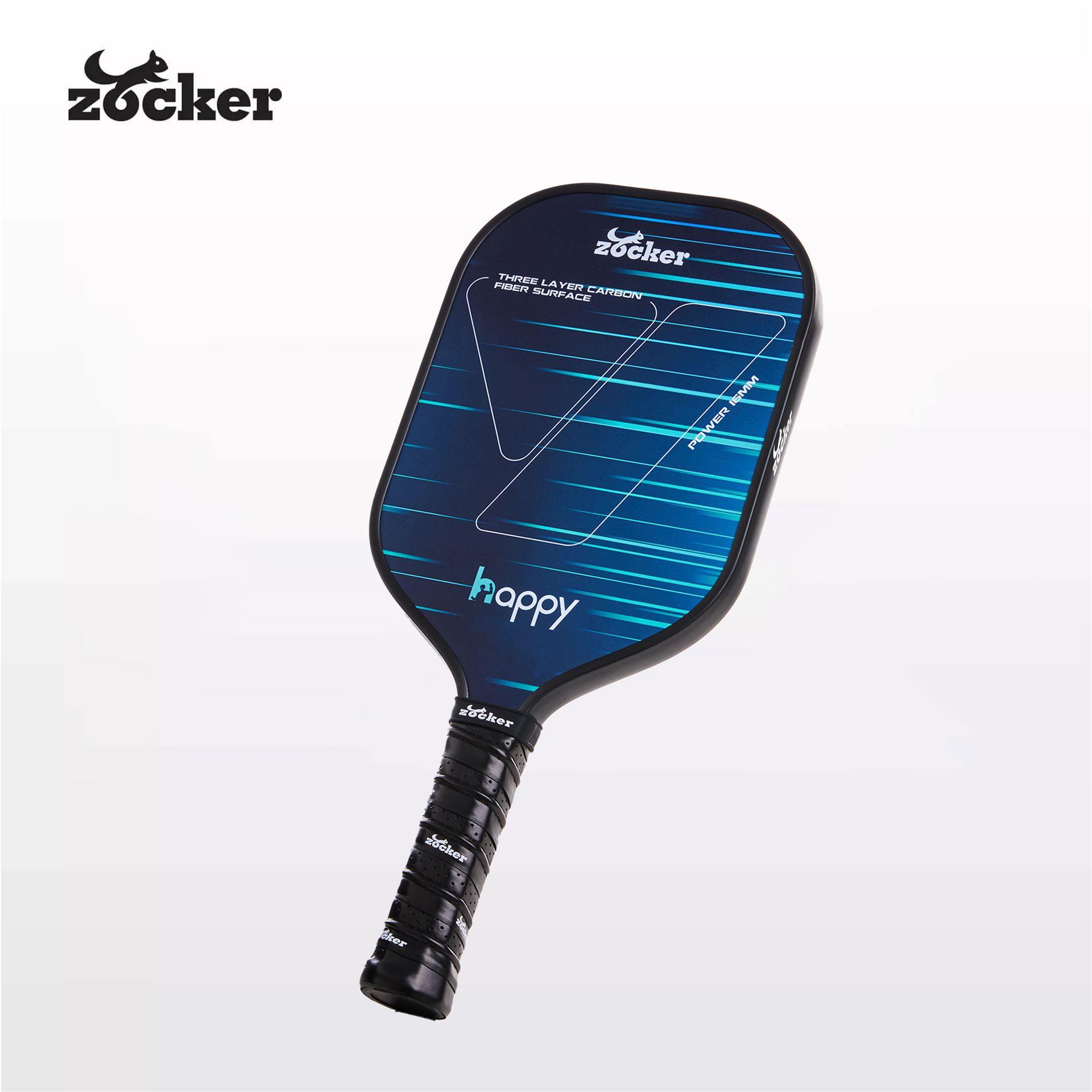 Vợt Pickleball Zocker Happy HP1 Standard Black