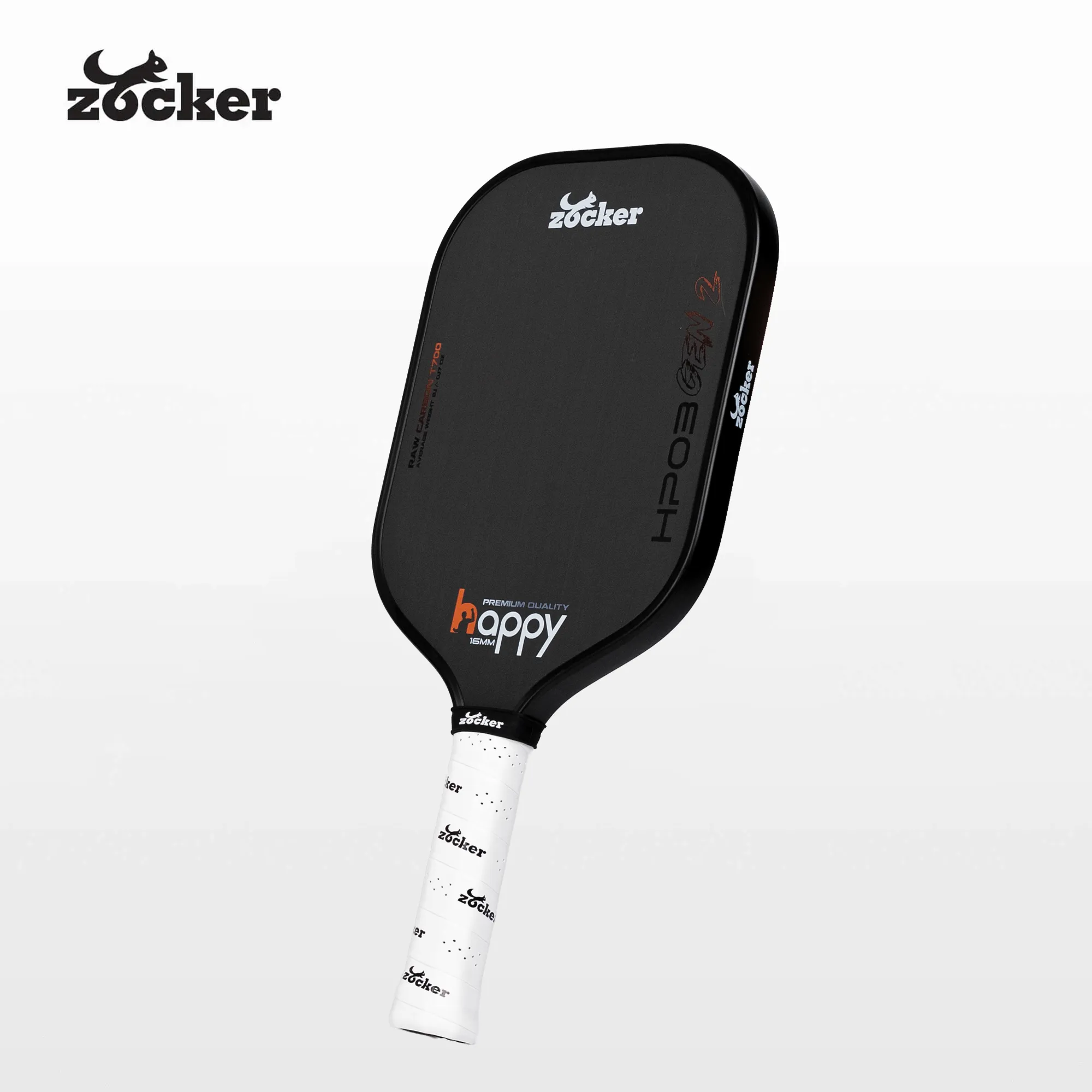 Vợt Pickleball Zocker Happy HP03 Gen 2 - Black