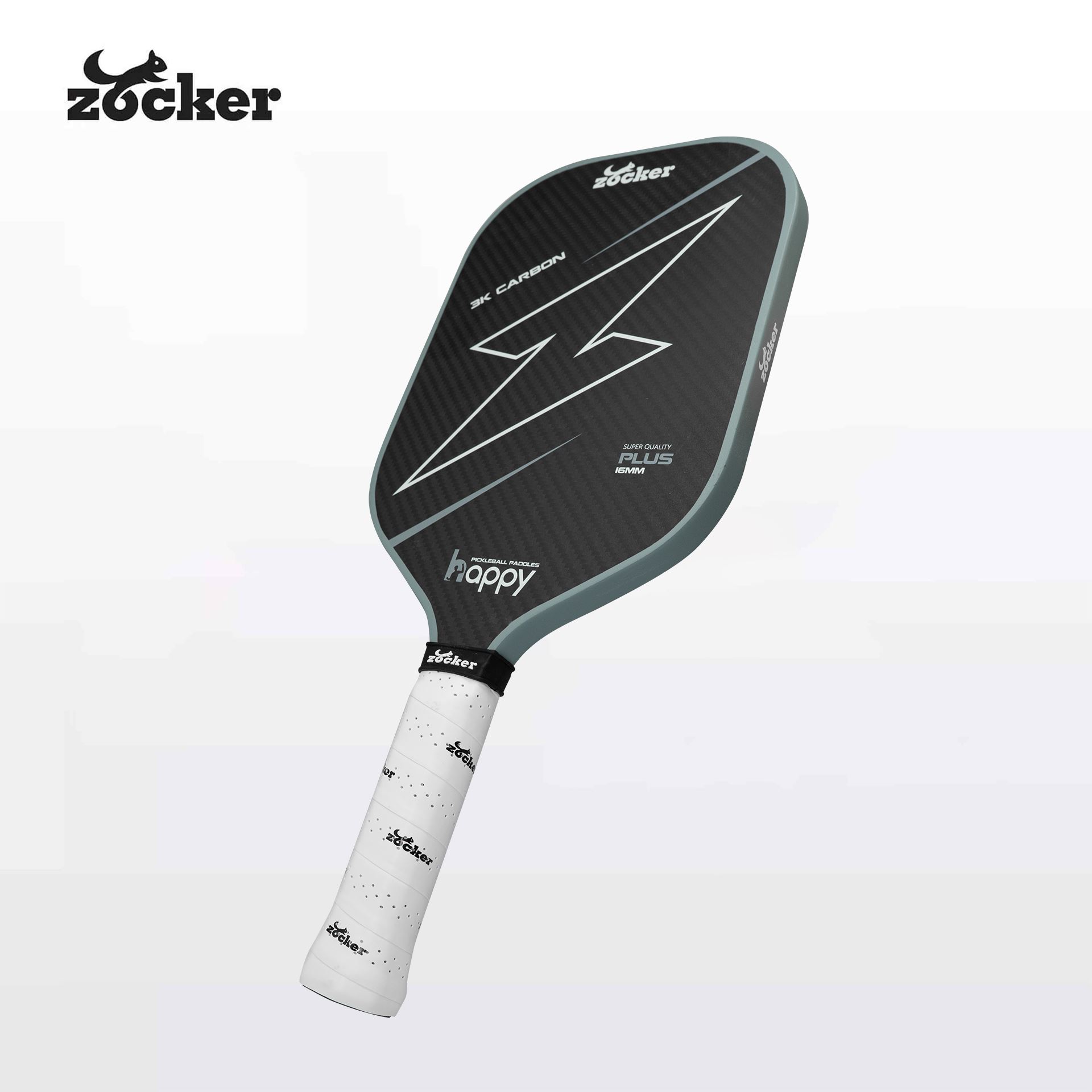 Vợt Pickleball Zocker HP02 Plus Edgeless (Gray)